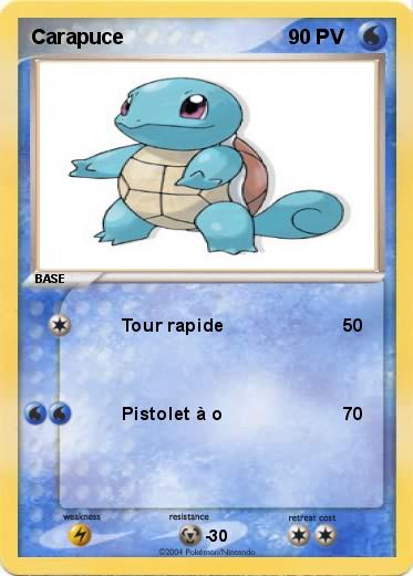 Pokémon Carapuce 42 42 - Tour rapide - Ma carte Pokémon