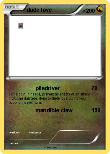 Pokémon dude love 2 2 - piledriver - My Pokemon Card