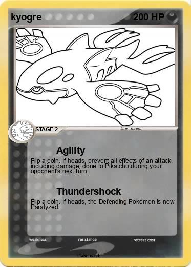 Pokémon kyogre 3397 3397 - Agility - My Pokemon Card