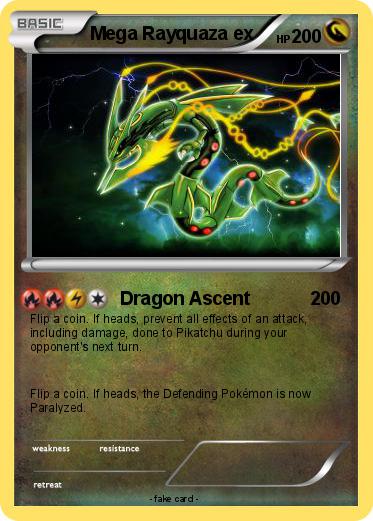 Pokémon Mega Rayquaza ex 110 110 - Dragon Ascent - My Pokemon Card