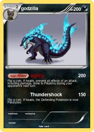Pokémon godzilla 4282 4282 - Agility - My Pokemon Card