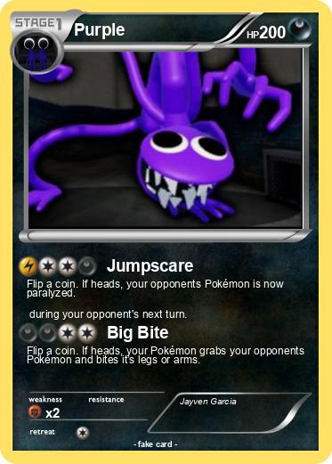 Pokémon Purple 1516 1516 - Jumpscare - My Pokemon Card
