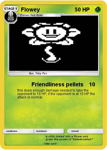 Pokémon Flowey 386 386 - Friendliness pellets - My Pokemon Card