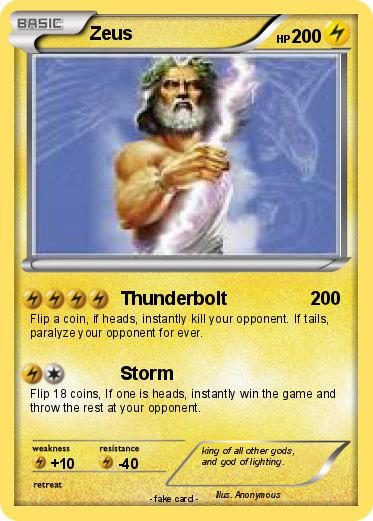 Pokémon Zeus 1181 1181 - Thunderbolt - My Pokemon Card
