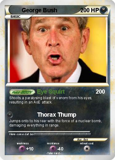 Pokémon George Bush 87 87 - Eye Squirt - My Pokemon Card