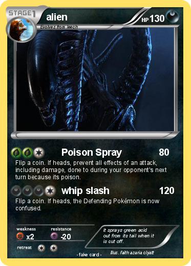 Pokémon alien 1123 1123 - Poison Spray - My Pokemon Card