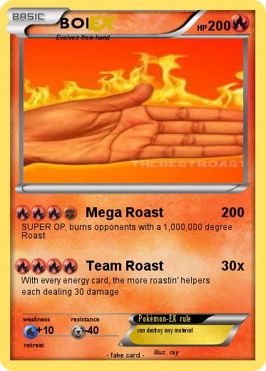 Pokémon BOI 101 101 - Mega Roast - My Pokemon Card