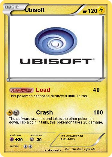 Pokémon Ubisoft 3 3 - Load - My Pokemon Card