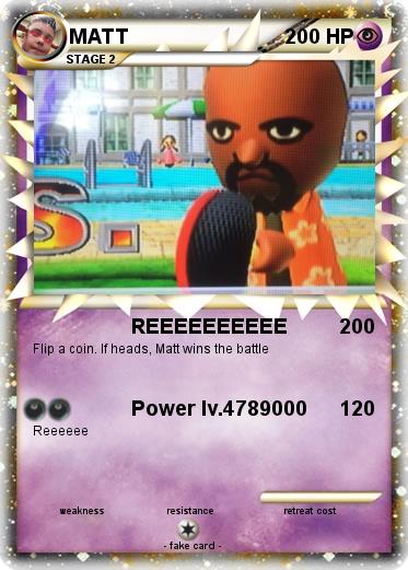Pokémon MATT 1094 1094 - REEEEEEEEEE - My Pokemon Card