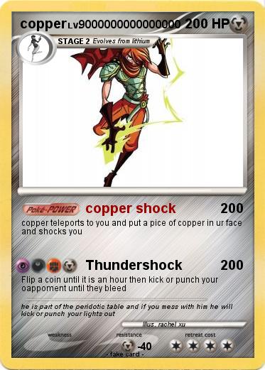 Pokémon copper 60 60 - copper shock - My Pokemon Card