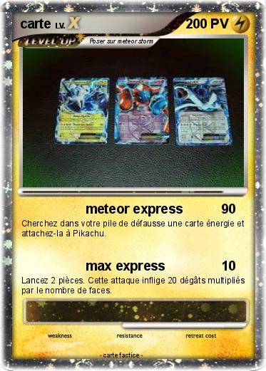 Pokémon carte 315 315 - meteor express - Ma carte Pokémon