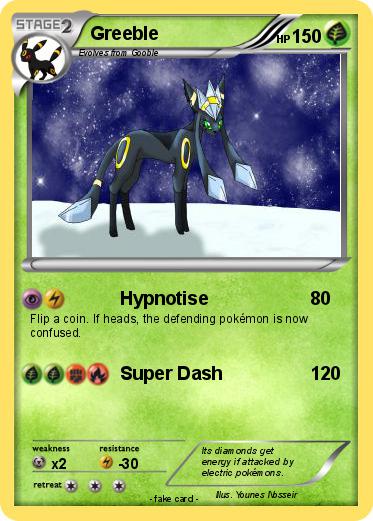 Pokémon Greeble 1 1 - Hypnotise - My Pokemon Card