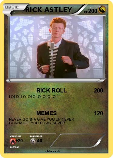 Pokémon RICK ASTLEY 745 745 - RICK ROLL - My Pokemon Card
