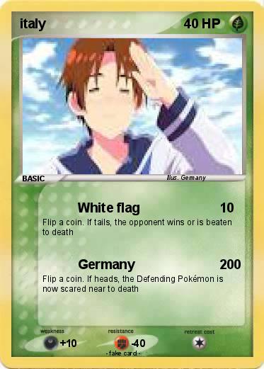 Pokémon italy 87 87 - White flag - My Pokemon Card