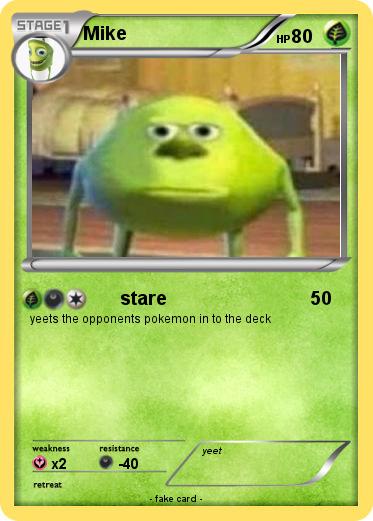Pokémon Mike 1138 1138 - stare - My Pokemon Card