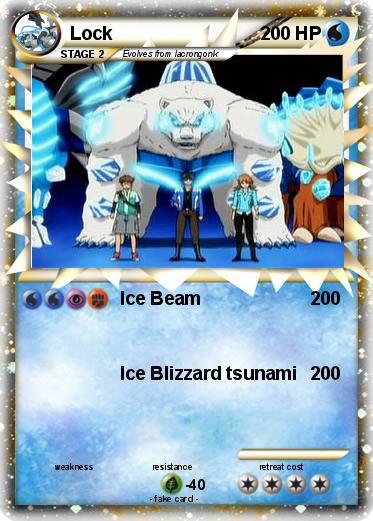 Pokémon Lock 51 51 - Ice Beam - My Pokemon Card