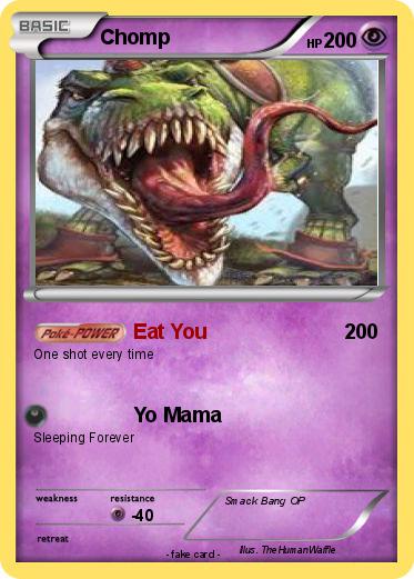Pokémon Chomp 190 190 - Eat You - My Pokemon Card