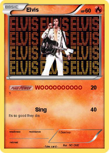 Pokémon Elvis 175 175 - WOOOOOOOOOO - My Pokemon Card