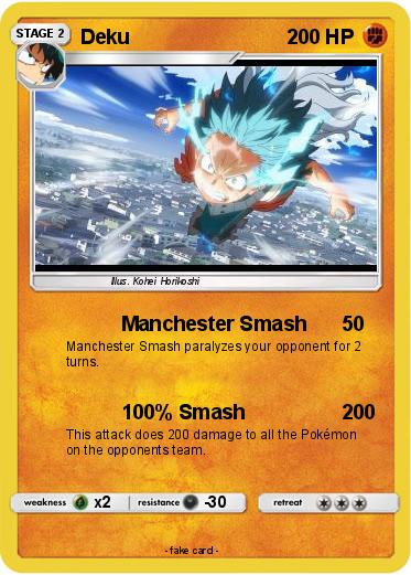 Pokémon Deku 396 396 - Manchester Smash - My Pokemon Card
