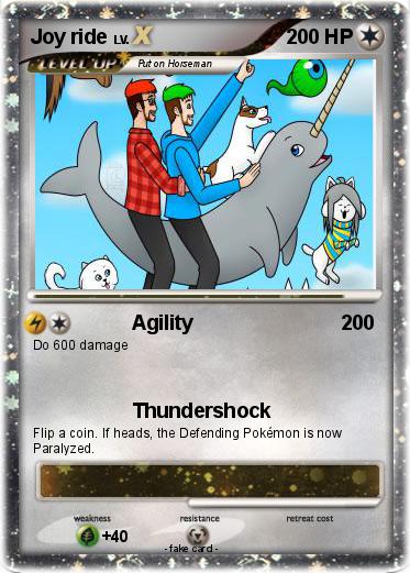 Pokémon Joy ride - Agility - My Pokemon Card