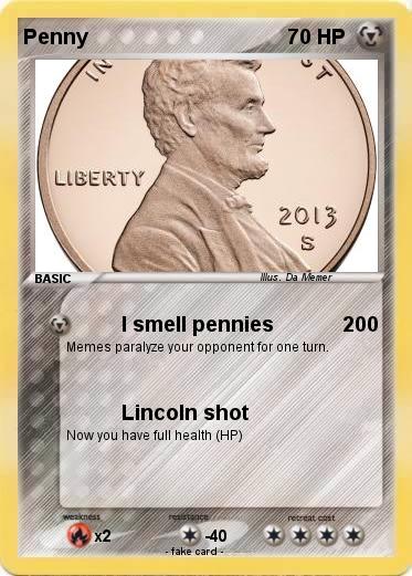 Pokémon Penny 216 216 - I smell pennies - My Pokemon Card