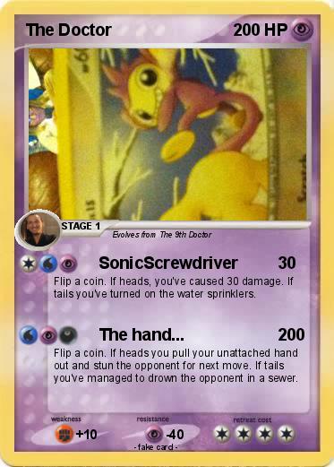 Pokémon The Doctor 322 322 - SonicScrewdriver - My Pokemon Card