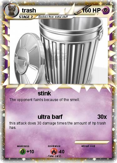 Pokémon trash 65 65 - stink - My Pokemon Card