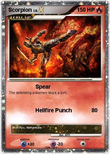 Pokémon Scorpion 495 495 - Spear - My Pokemon Card