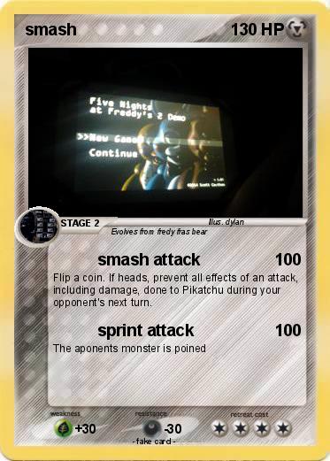Pokémon smash 206 206 - smash attack - My Pokemon Card