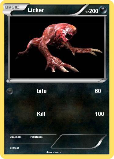 Pokémon Licker 30 30 - bite - My Pokemon Card