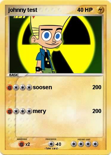 Pokémon johnny test 45 45 - soosen - My Pokemon Card