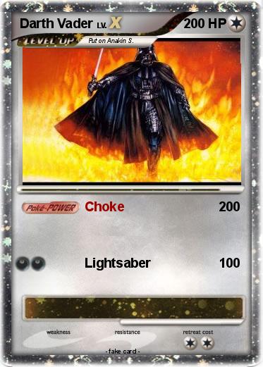 Pokémon Darth Vader 871 871 - Choke - My Pokemon Card