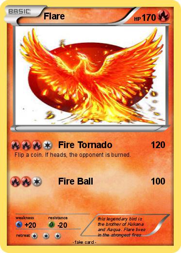 Pokémon Flare 279 279 - Fire Tornado - My Pokemon Card