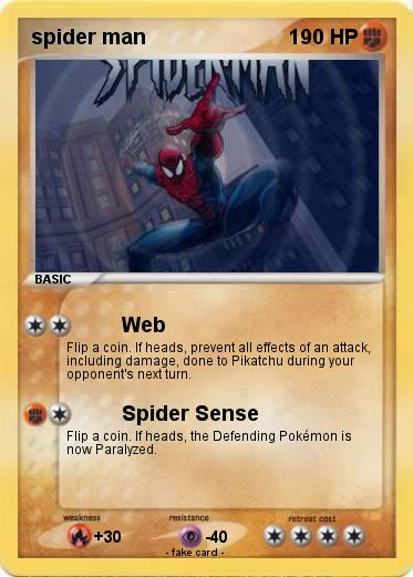 Pokémon spider man 914 914 - Web - My Pokemon Card