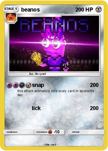 Pokémon beanos 161 161 - snap - My Pokemon Card