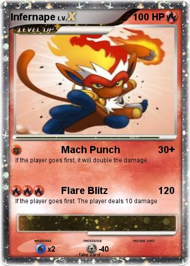 Pokémon Infernape 1774 1774 - Mach Punch - My Pokemon Card