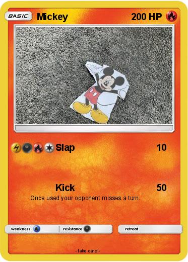 Pokémon Mickey 855 855 - Slap - My Pokemon Card