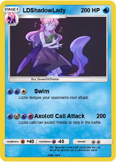 Pokémon LDShadowLady 43 43 - Swim - My Pokemon Card