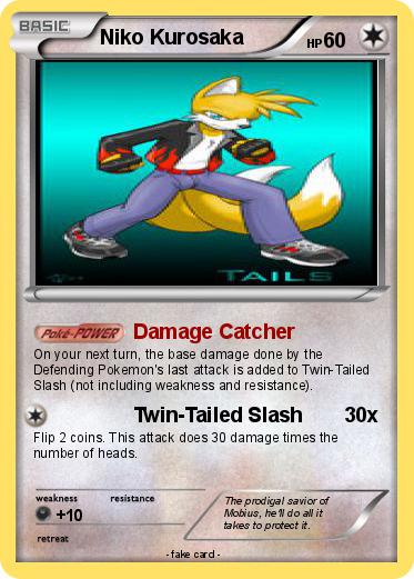 Pokémon Niko Kurosaka - Damage Catcher - My Pokemon Card