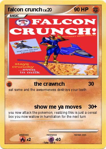Pokémon falcon crunch - the crawnch - My Pokemon Card