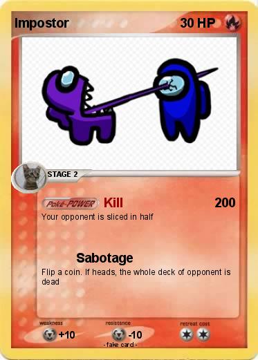 Pokémon Impostor 122 122 - Kill - My Pokemon Card