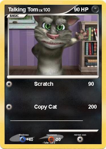 Pokémon Talking Tom 3 3 - Scratch - My Pokemon Card
