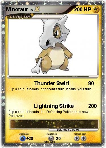 Pokémon Minotaur 175 175 - Thunder Swirl - My Pokemon Card