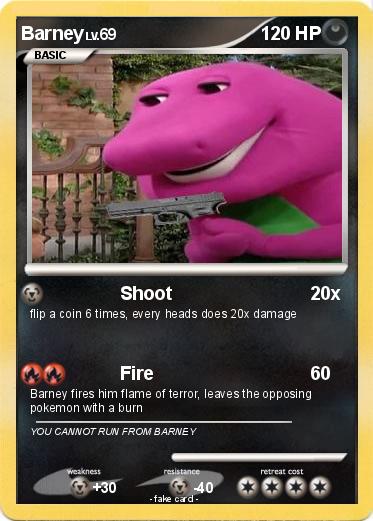 Pokémon Barney 941 941 - Shoot - My Pokemon Card