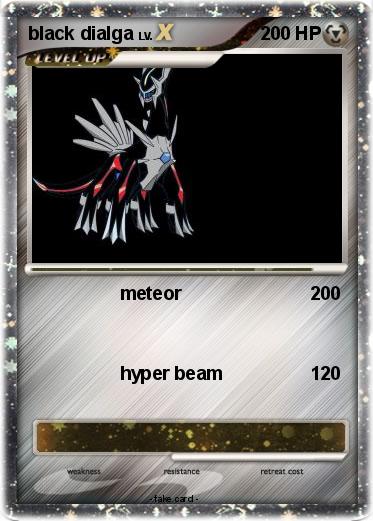 Pokémon black dialga 1 1 - meteor - My Pokemon Card