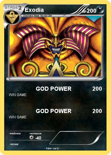 Pokémon Exodia 267 267 - GOD POWER - My Pokemon Card