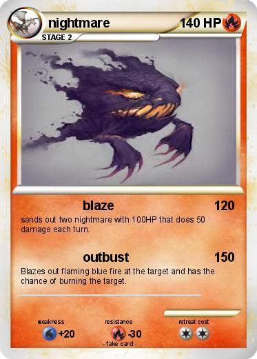 Pokémon nightmare 389 389 - blaze - My Pokemon Card