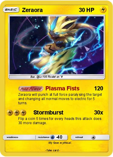 Pokémon Zeraora 151 151 - Plasma Fists - My Pokemon Card