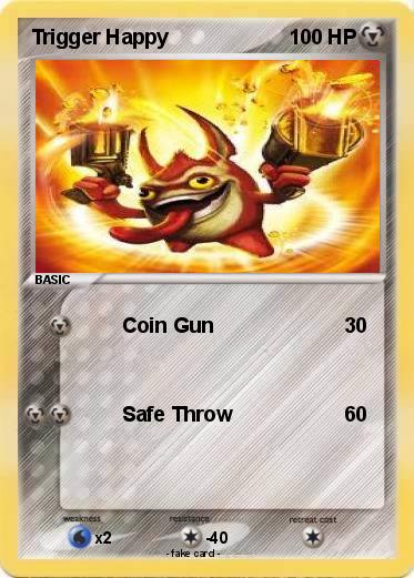 Pokémon Trigger Happy 52 52 - Coin Gun - My Pokemon Card