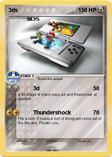 Pokémon 3ds 59 59 - 3d - My Pokemon Card